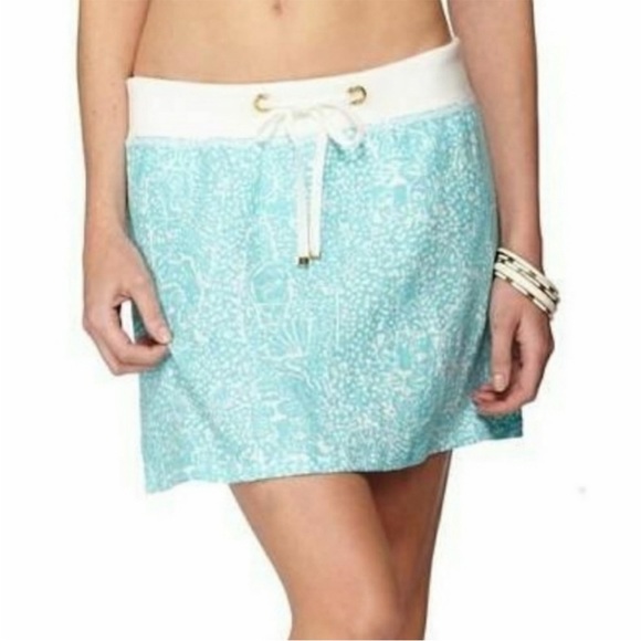Lilly Pulitzer | Skirts | Lilly Pulitzer Hayden Pullon Shorely Blue ...